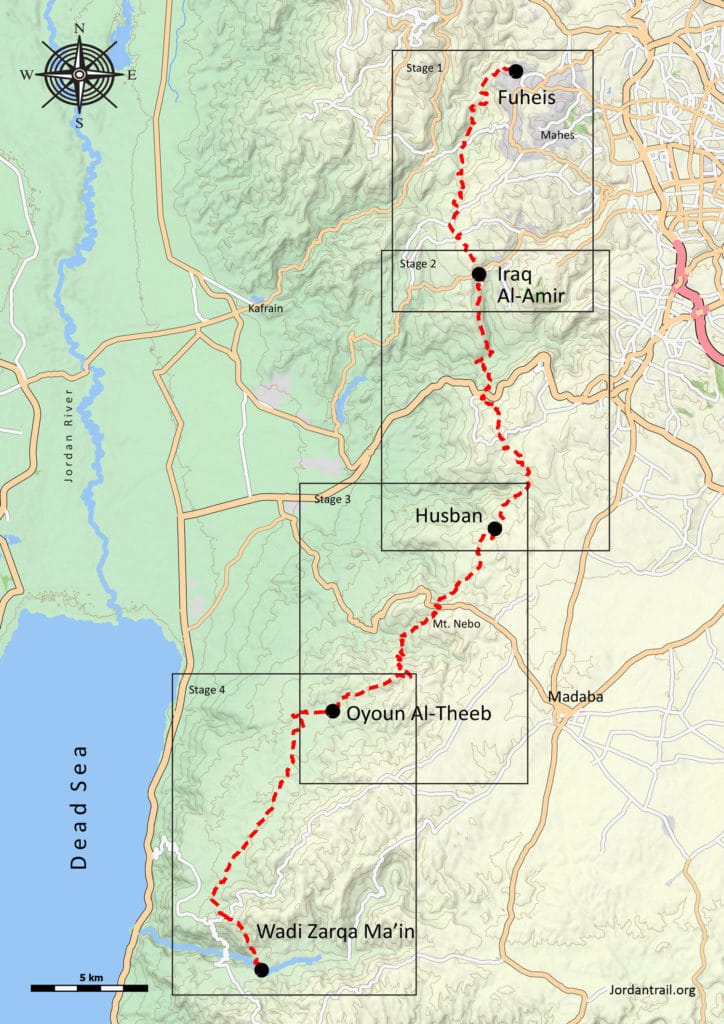 Jordan Trail | Fuhais to Wadi Zarqa Ma’in